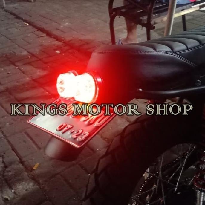 Jual Lampu Stop / Lampu Rem Dual Light Full LED Scrambler Kawasaki W175 ...