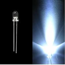 Jual LED 5mm White (Clear) | Shopee Indonesia