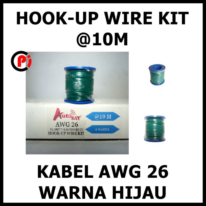 Jual Kabel Hook Up Wire Kit 26AWG 26 AWG Tinned Copper 10 Meter Warna ...