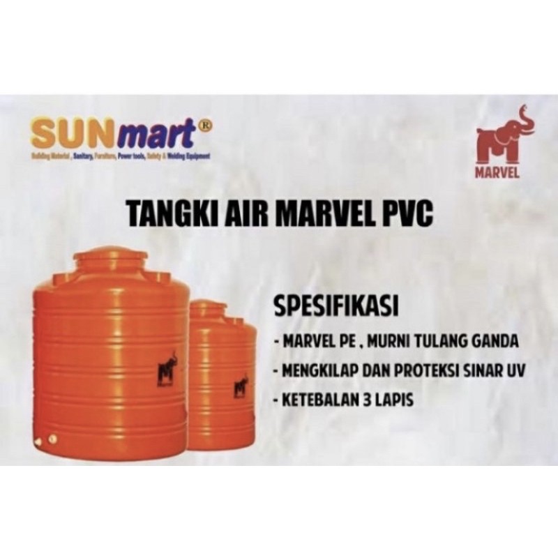 Jual TANGKI AIR TANDON MARVEL F1200 / 1200 LITER | Shopee Indonesia