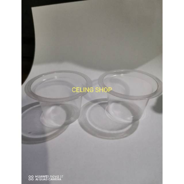 Jual gelas plastik bening agar puding es cream 55ml 65ml isi 50pc | Shopee Indonesia