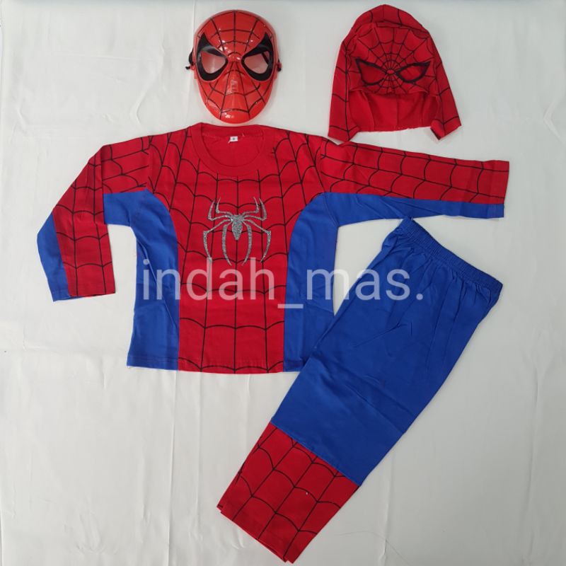 Jual Kostum SPIDER MAN (2 topeng) | Shopee Indonesia