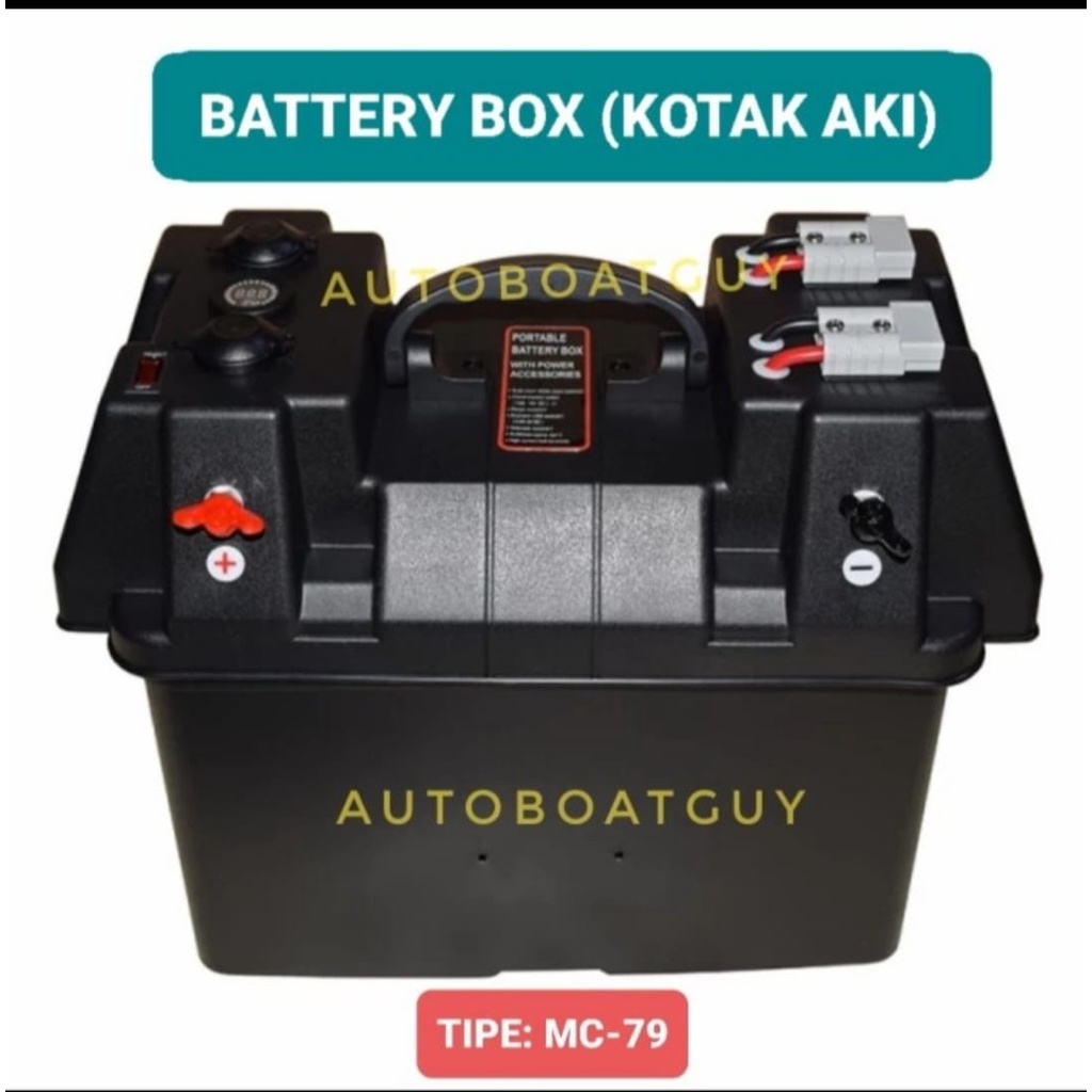 Jual Battery Box ( Boks Aki / Baterai ) untuk Trolling Motor / Camper ...
