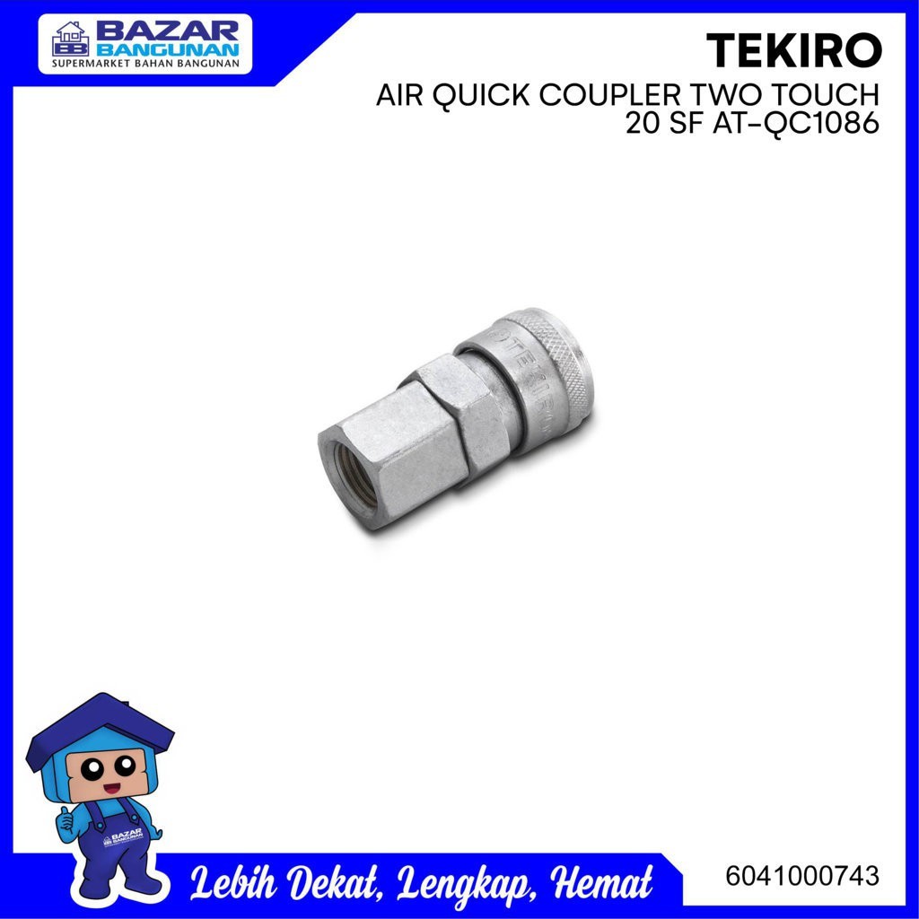 Jual Tekiro - Air Quick Coupler Two Touch Sambungan Kompresor Angin Sf 20 | Shopee Indonesia