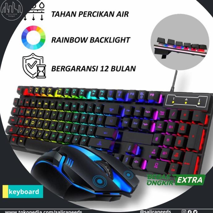 Jual keyboard gaming rgb with mouse 03 | Shopee Indonesia