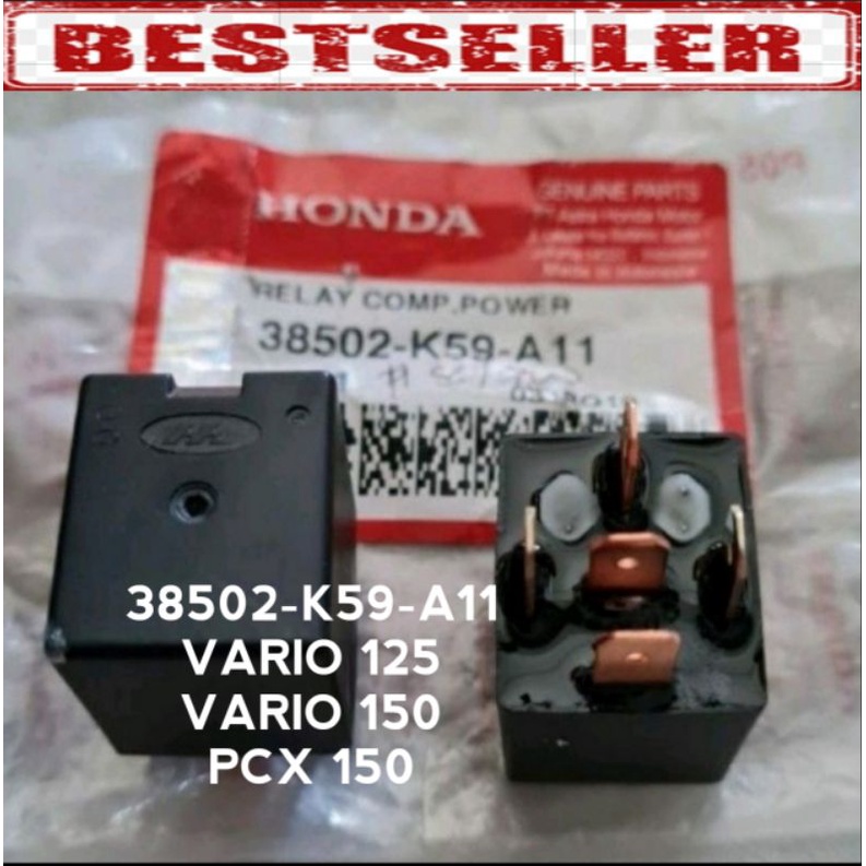 Jual 38502-K59-A11 RELAY RILEY RILAI COMP POWER STATER BENDIK SWIT ...