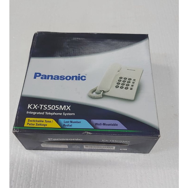 Jual Panasonic Telephone Telpun Rumah Kantor KX TS505MX | Shopee Indonesia