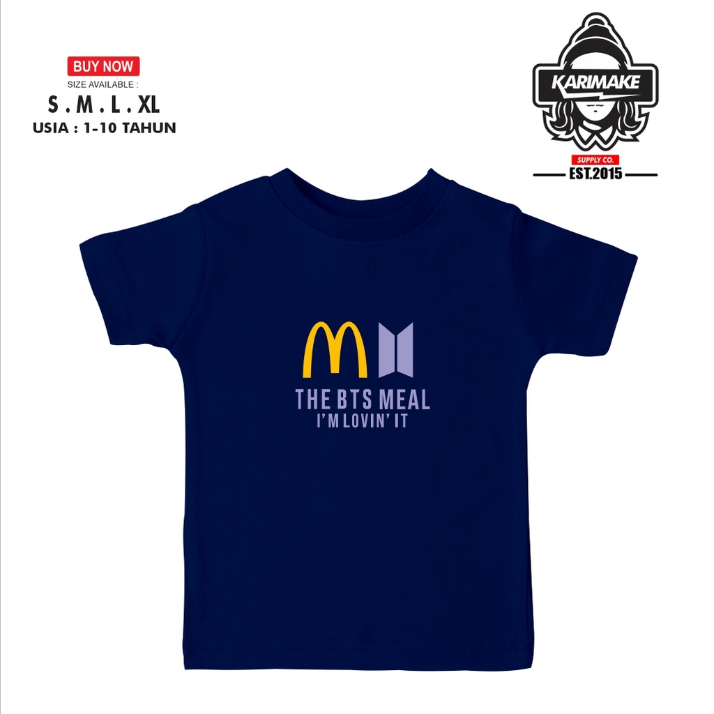 Jual KARIMAKE Kaos Baju Anak K-POP BTS X MCD MC DONALDS THE BTS MEAL ... Jual KARIMAKE Kaos Baju Anak K-POP BTS X MCD MC DONALDS THE BTS MEAL ...