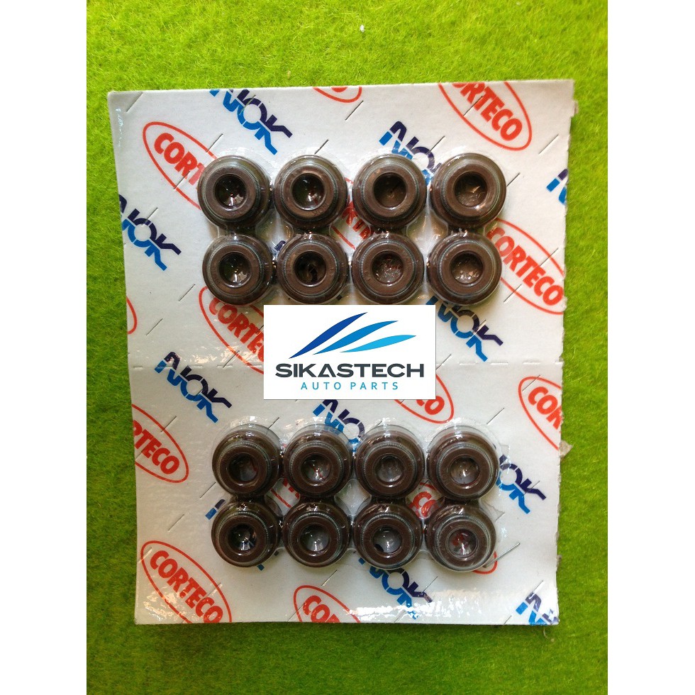 Jual SET VALVE STEM OIL SEAL / SIL KLEP 8 PCS DAIHATSU CHARADE G102 CLASSY WINNER 1300cc HIJET ...