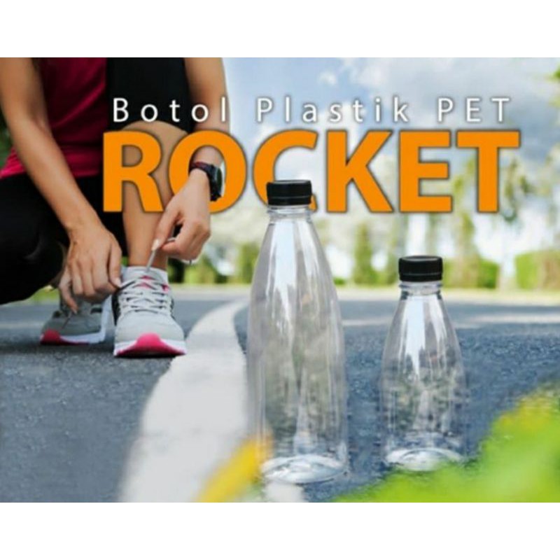Jual Botol 600ml / 350ml / 120ml Botol Plastik Rocket Botol Cantik ...