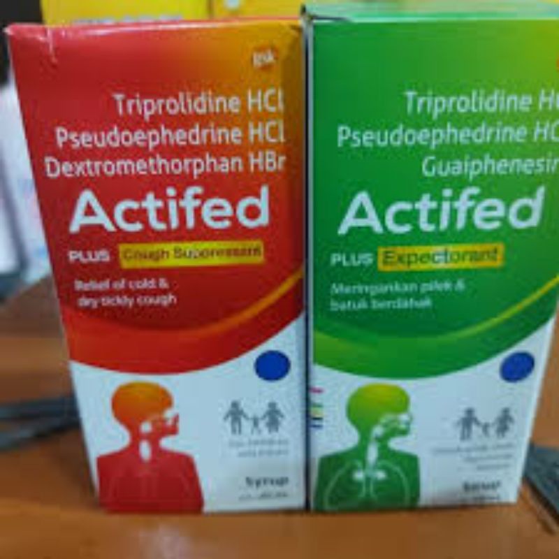 Jual Actifed Sirup Hijau/Merah 60ml | Shopee Indonesia