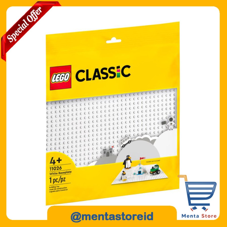 Jual LEGO Classic 11026 White Baseplate 25CM 32 X 32 STUD Alas Plate ...