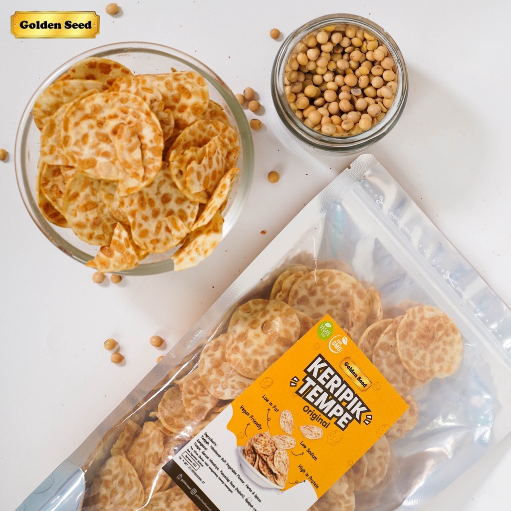 Jual KERIPIK TEMPE 200 GR ORIGINAL & SPICY | TEMPEH CHIPS 200 GRAM [NON ...