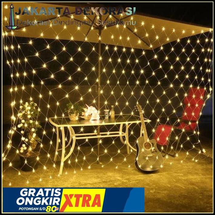 Jual Lampu Natal Jaring LED / Lampu Natal LED Jala 3x3mtr /Tumblr Net ...