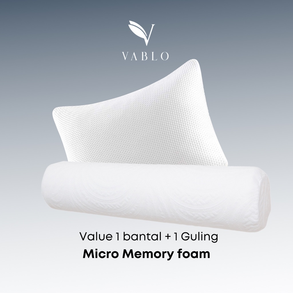 Jual Vablo value bantal gratis guling micro memory foam pro - wool ...