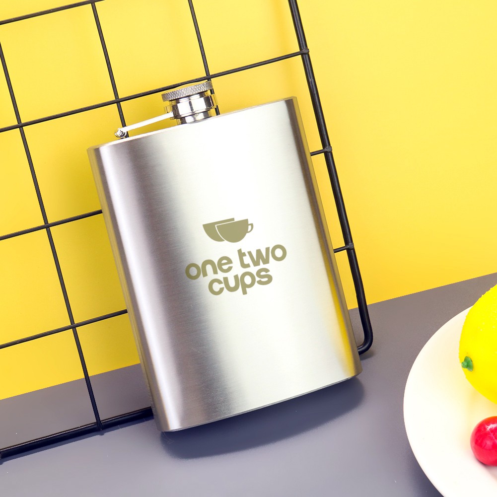Jual Botol Minum Stainless Steel Gepeng Model Bir / wine | Shopee Indonesia