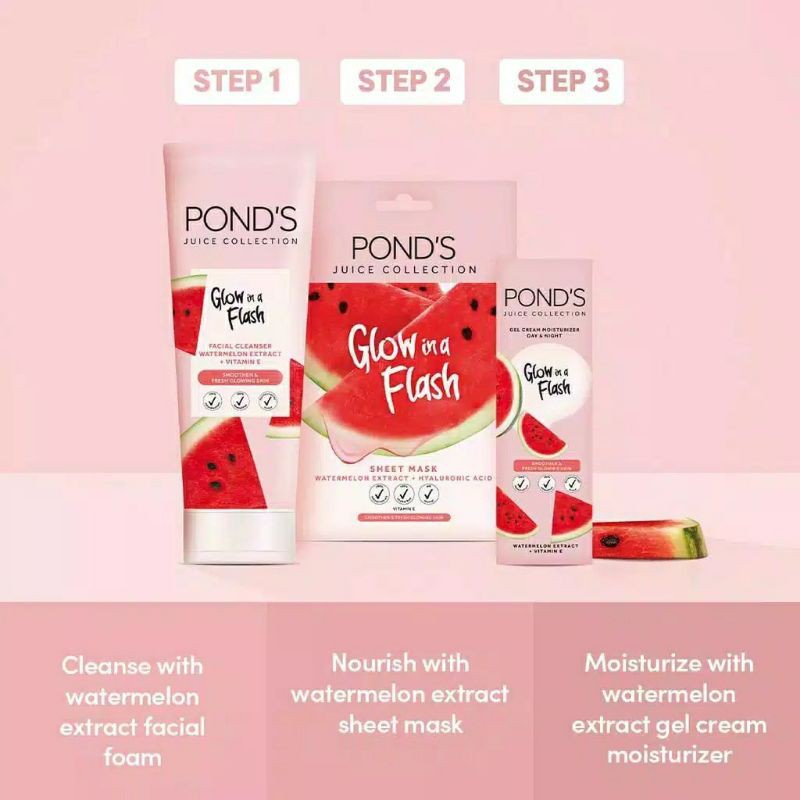 Jual Pond's juice collection watermelon 1 paket | Shopee Indonesia