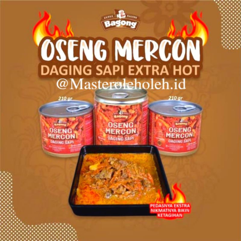 Jual Oseng Mercon Bagong Yudjum Gudeg Jogja Gudeg Kaleng Gratis Bubble ...