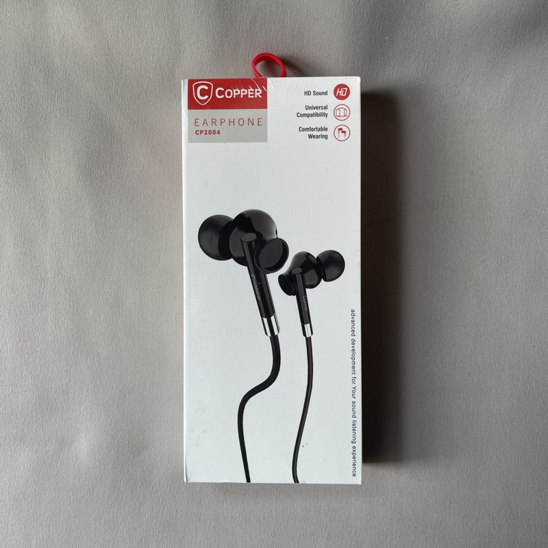 Jual COPPER Earphone Clear Premium Sound CP2004 Comfort in Ear ( Series ...