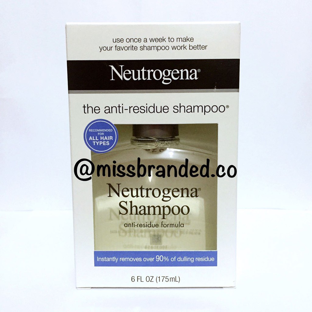 Jual Neutrogena The Anti Residue Shampoo 175ml | Shopee Indonesia