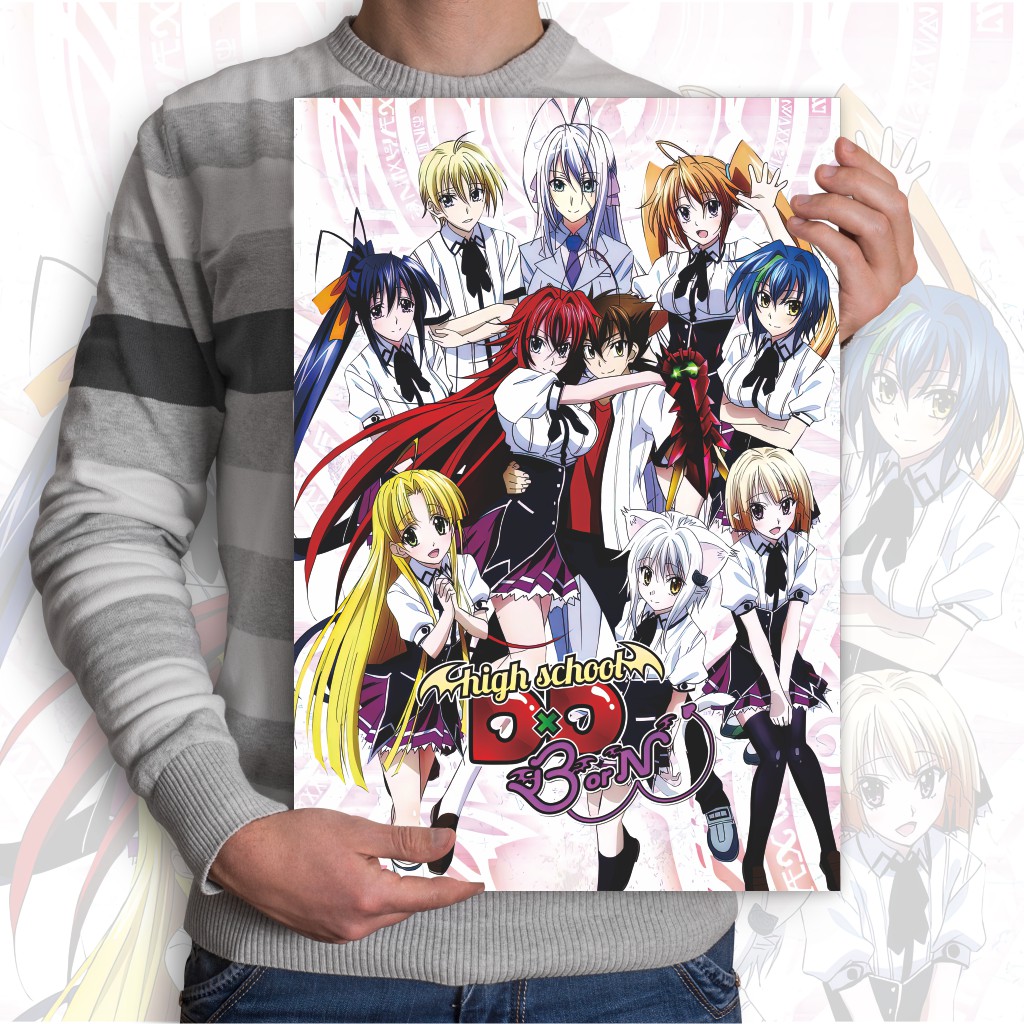 Jual Poster High School DxD Anime A3+ - Rias Gremory Akeno Himejima ...