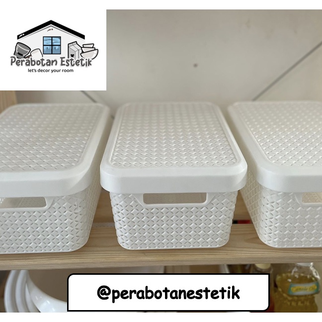 Jual Kotak Organizer Serbaguna Storage Box Multifungsi Hawaii Estetik ...