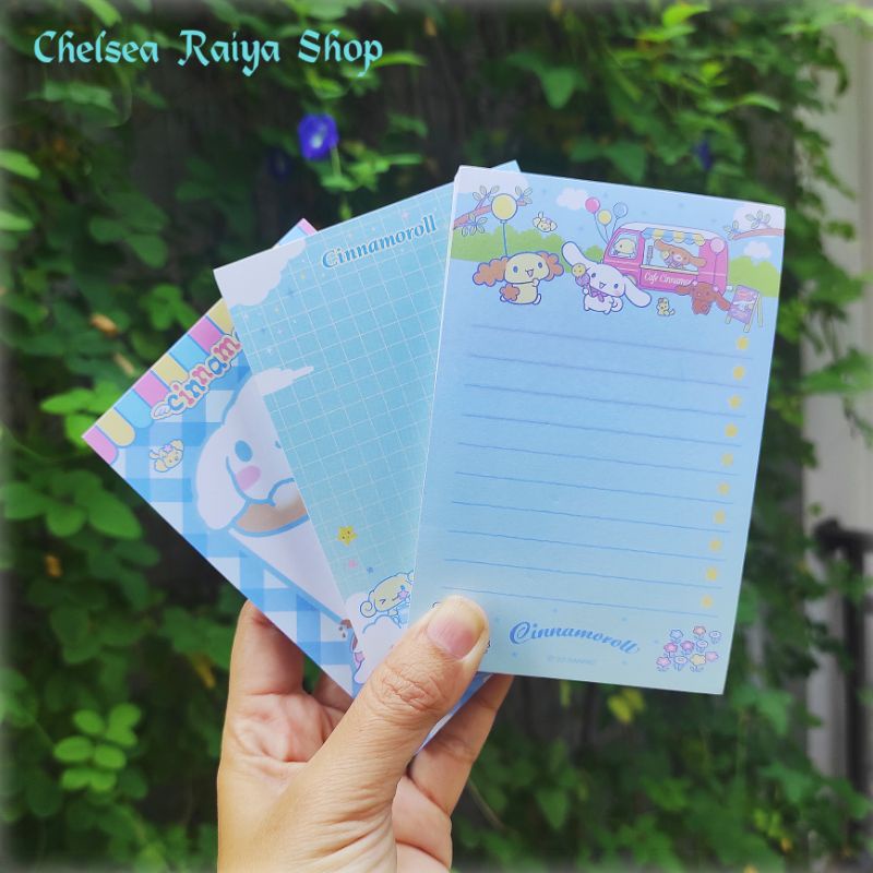 Jual Memo Notes Sanrio Cinnamoroll 3pcs 8x12cm 3 Designs @80 Sheets ...