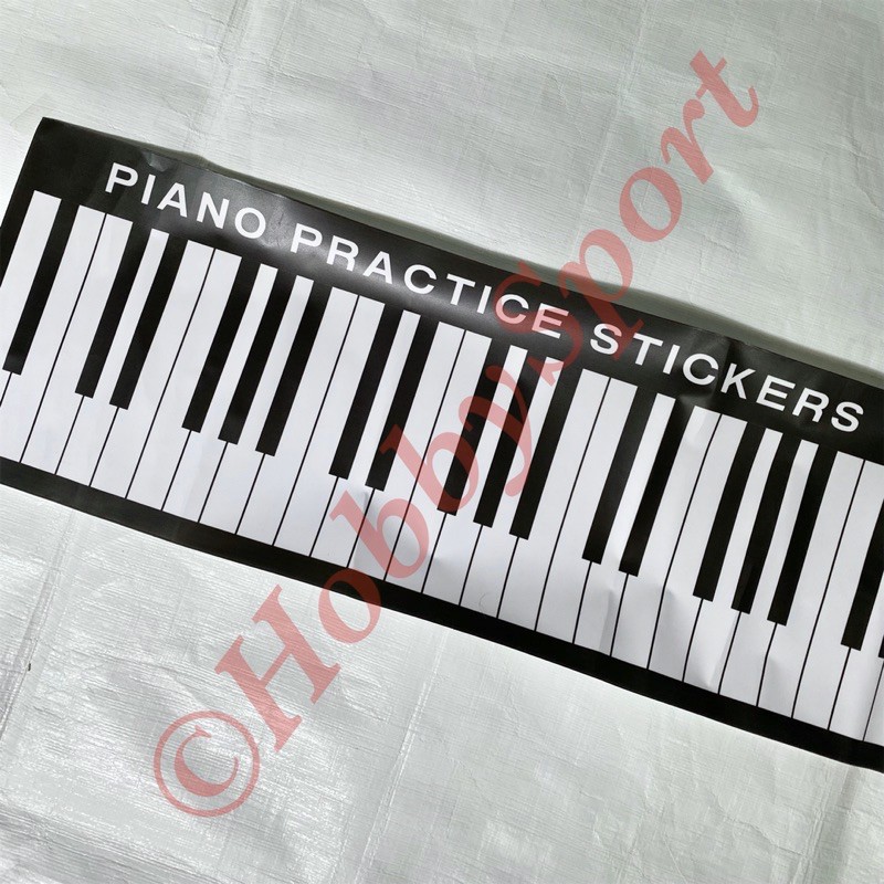 Jual Sticker Piano Belajar Stiker Tuts Nada Latihan Jari Finger Notes ...