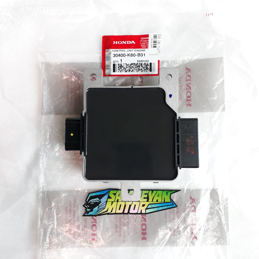 Jual ECU Eccu Honda Vario 125 ESP LED ISS AHM 30400-K60-B31 | Shopee ...