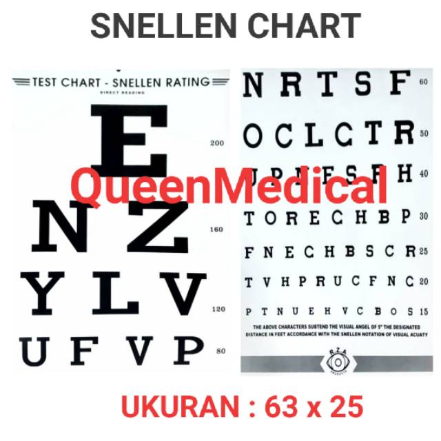 Jual Snellen Chart ( isi 10 ) | Shopee Indonesia