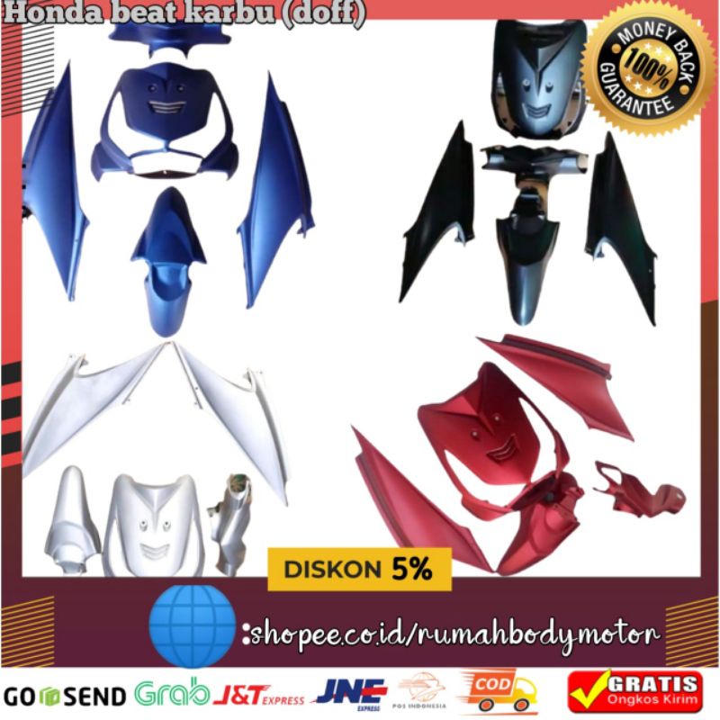 Jual Honda beat karbu / Beat lama cover full body halus beat karbu ...