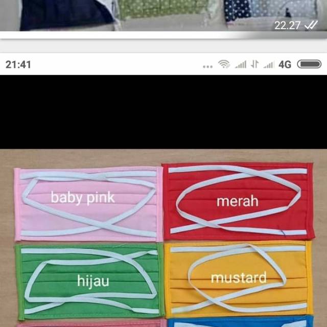 Jual Masker kain bisa dicuci untuk anak anak dan dewasa harga 10 pcs ...
