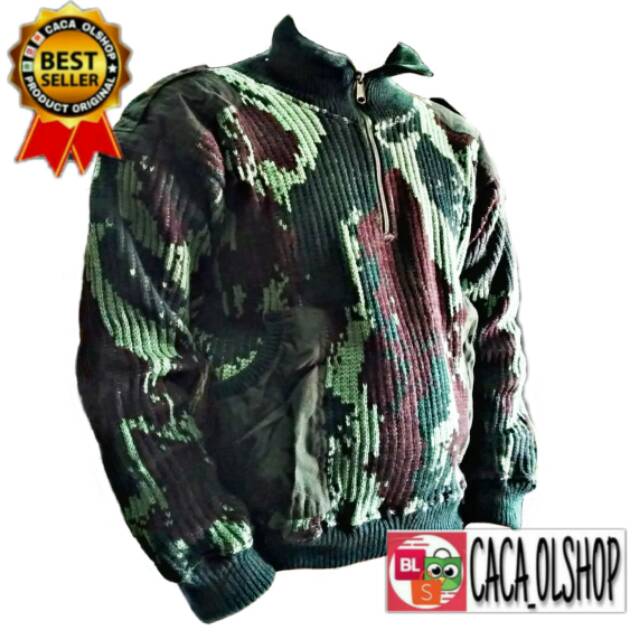 Jual Jaket/Switer Loreng Marinir Rajutan Product AR | Shopee Indonesia