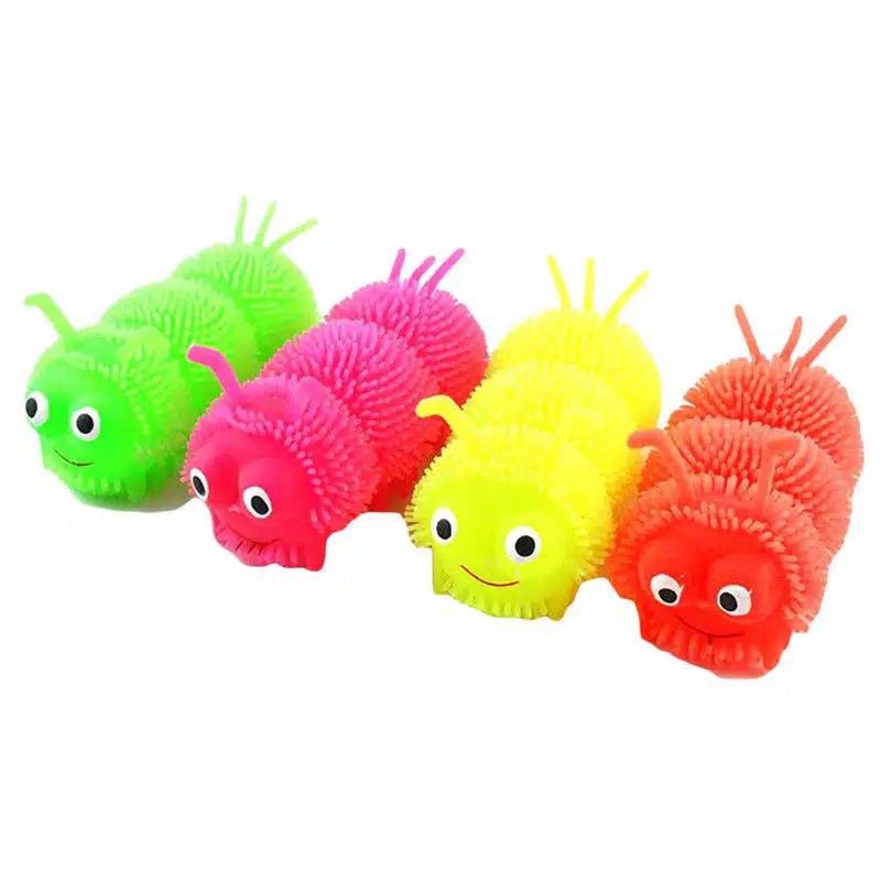 Jual Bermainyuk - Mainan Karet Duri Ulat Mainan Latihan Meremas ...