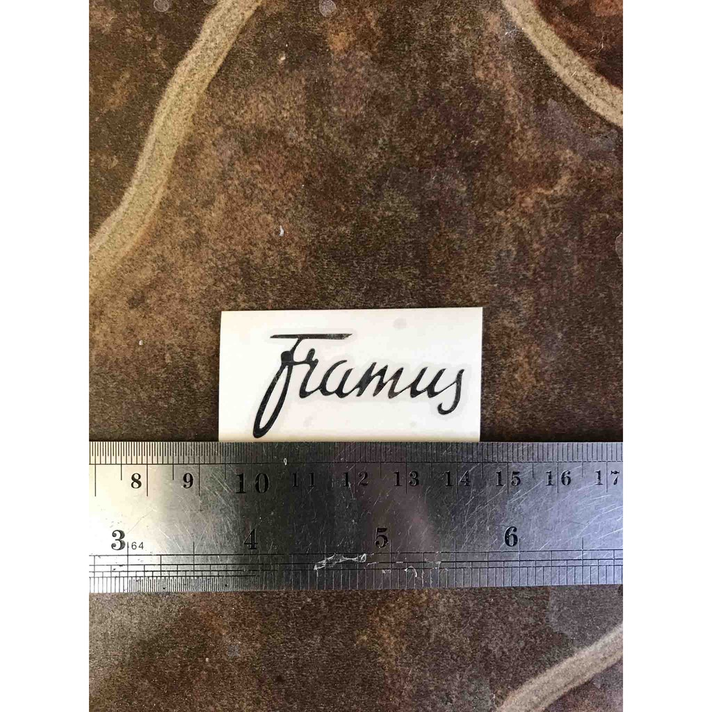 Jual Gitar Framus Head stock Sticker Tempel Elektrik Hollow Body Not ...