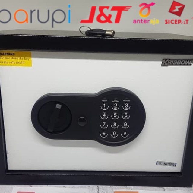 Jual Brankas Krisbow 35cm /Krisbow Brankas Uang Digital Safe Box ...