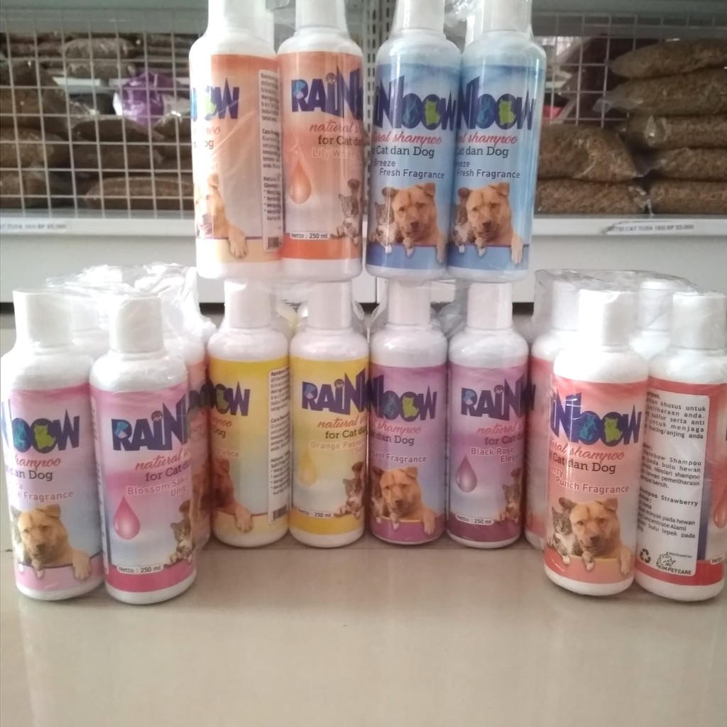 Jual Sampo Rainbow cat & dog 250 ml natural sampo sampo kucing anjing ...