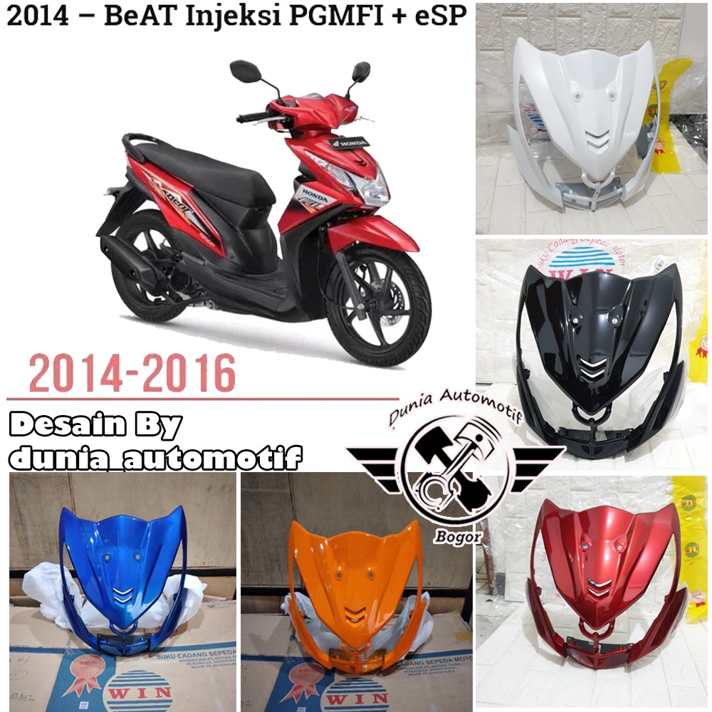 Jual WIN - Panel Tameng Cover Lampu Depan Honda Beat Fi 2012 2013 2014 ...