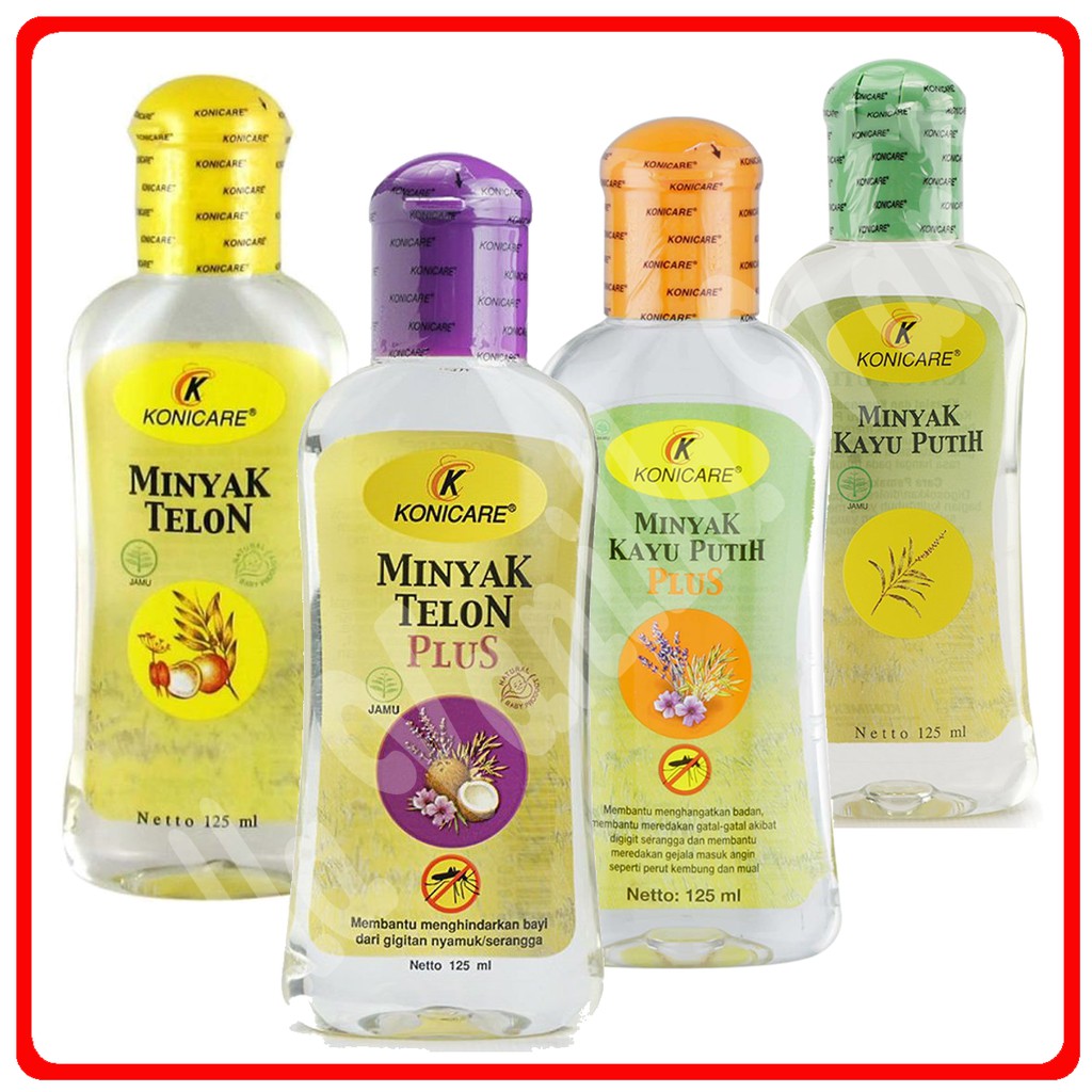 Jual KONICARE Minyak Telon plus / Kayu Putih plus / Anti Nyamuk 125ml ...