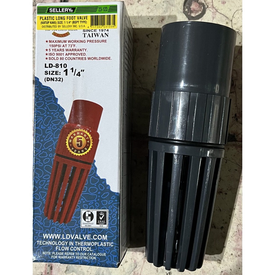 Jual Foot Valve klep bawah pipa hisap PVC 1 1/4 Inch Sellery | Shopee ...