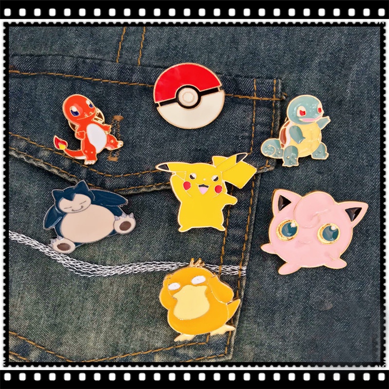 Jual PO005 – CLEARANCE SALE Brooch Bros Anime Pokemon Pokeball Pikachu ...