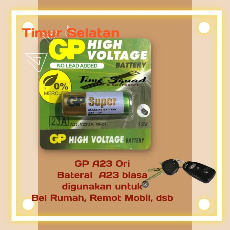 Jual baterai remote mobil dan bell rumah / baterai A23 Gp | Shopee ...
