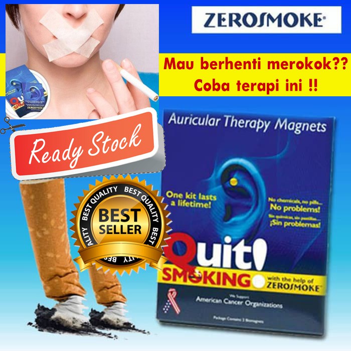 Jual Zerosmoke Quit Smoking Alat Berhenti Stop Merokok Auricular ...