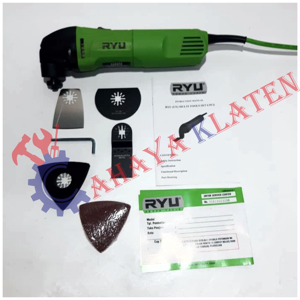 Jual MESIN MULTI OSKILASI OSCILATING CUTTER GRINDER TOOL SET RYU RMT 6 ...
