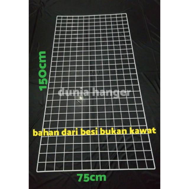 Jual Ram besi PUTIH 75 X 150 gantungan aksesoris ukuran 75cm x 150cm ...