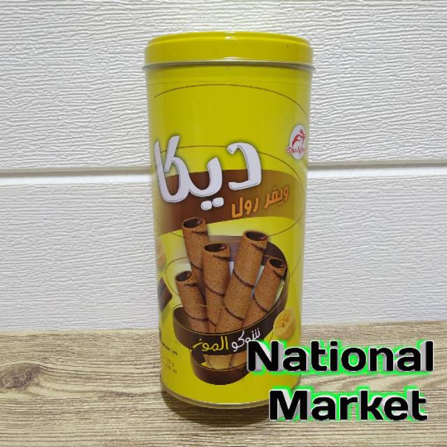 Jual Deka Wafer Roll Choco Banana Cokelat Pisang | Shopee Indonesia