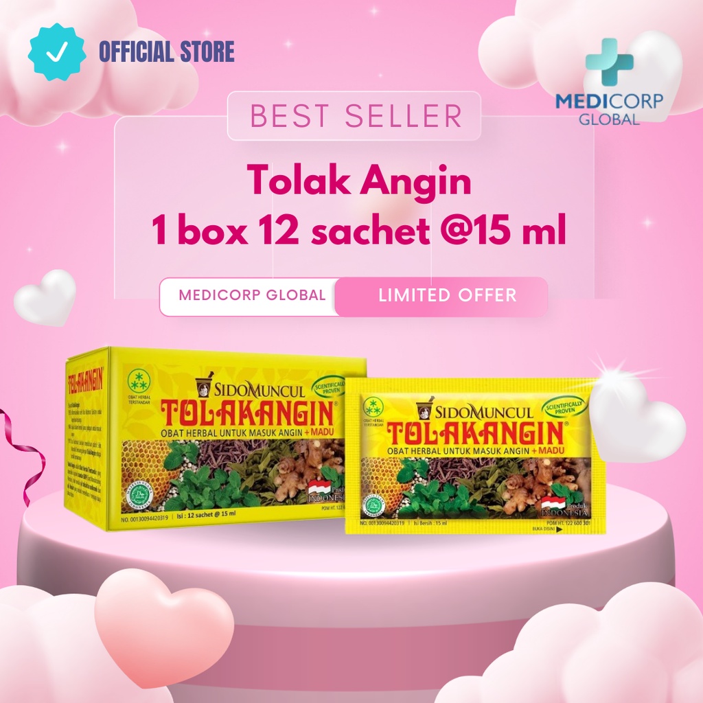 Jual Tolak Angin sirup herbal obat masuk angin mual muntah pusing isi ...