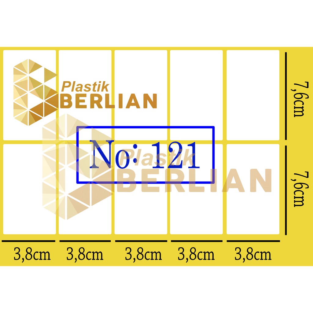 Jual Label 121 Sticker (100 label/pack) 3,8 x 7,6 cm | Shopee Indonesia