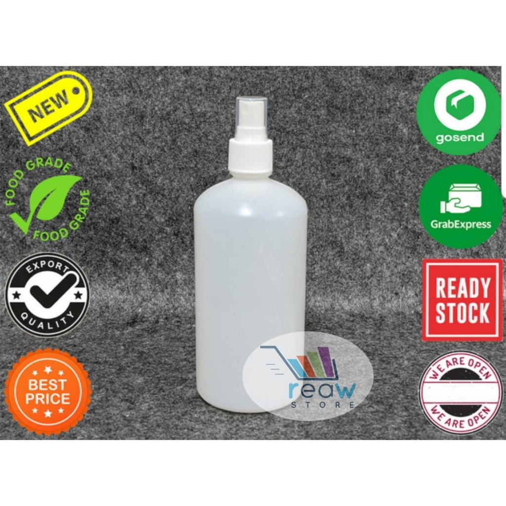 Jual Botol Spray Isi Ulang Hand Sanitizer Food Grade HDPE 500 mL 500mL ...
