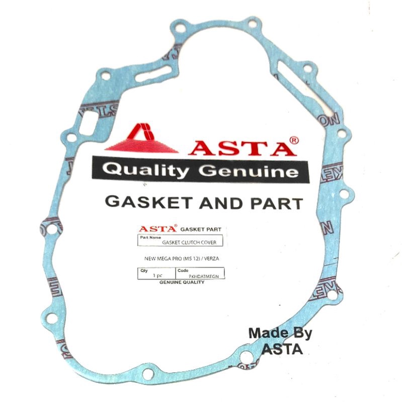 Jual Paking Gasket Bak Blok Kopling Kanan Honda New Mega Pro Mono Shock / Verza Asta Original ...